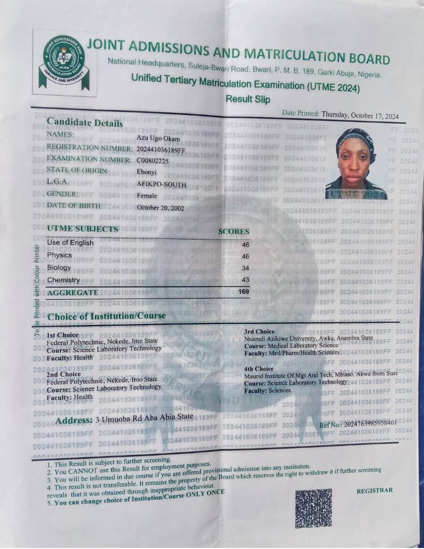 Federal Polytechnic Nekede | Document Upload | Federal Polytechnic Nekede..